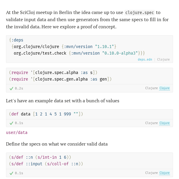 Clojure Spec for Data Science - Nextjournal Clojure Spec for Data Science - Nextjournal