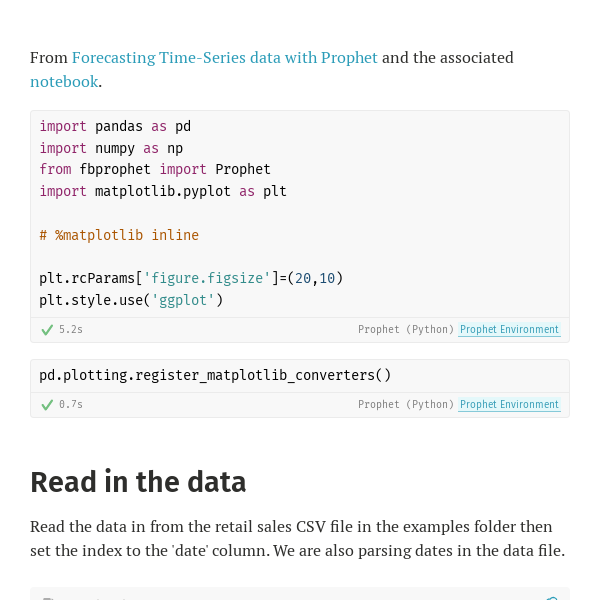 Forecasting Time-Series data with Prophet - Nextjournal Forecasting Time-Series data with Prophet - Nextjournal