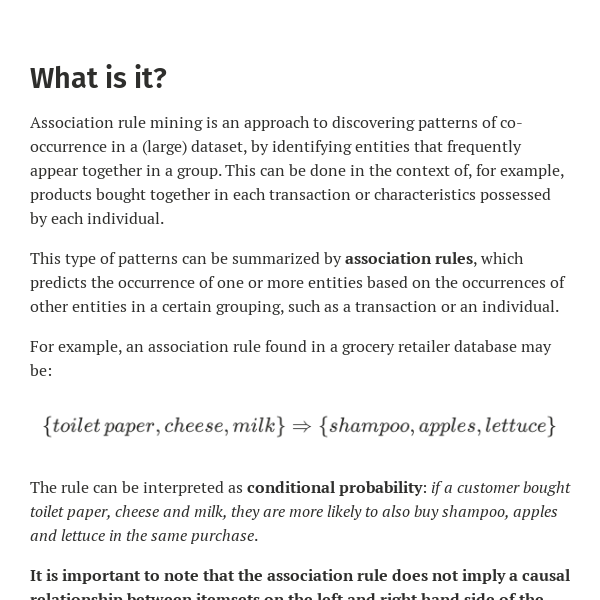 The What, Why, Where, When, Who and Why of Association Rule Mining ... The What, Why, Where, When, Who and Why of Association Rule Mining ...