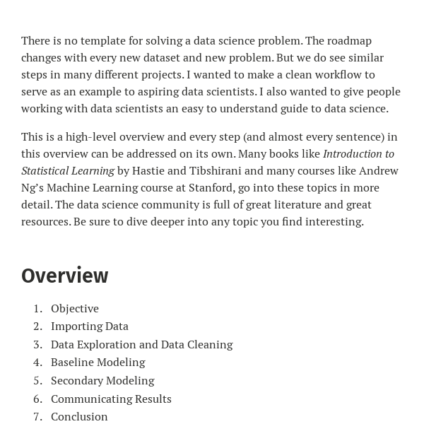 Data Science Workflow - Nextjournal