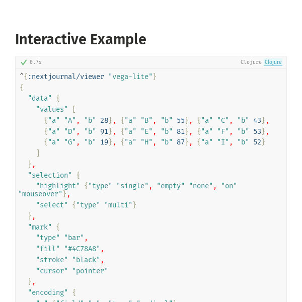 Vega in Clojure - Nextjournal Vega in Clojure - Nextjournal